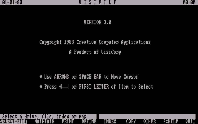 Software Spotlight: VisiCorp VisiFile — WinWorld